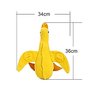 BYNNIX Plush Dog Toys Resistant Dog Chew Toys Duck Shape Squeaky-Dog Toys for Tug of War Small Puppy and Dog Toys Plush Dog Toys Resistant Dog Chew Toys Personalized Squeaky-Dog Toy for Pet