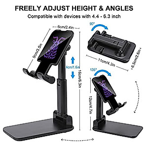 Satan Goat Foldable Desktop Cell Phone Holder Portable Adjustable Stand for Travel Desk Accessories