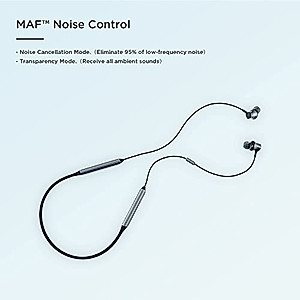 FIIL Driifter Pro Noise Cancelling Magnetic in-Ear Earphones, Sports Bluetooth Earbuds for Gym Running 11 Hours Playtime with Sweatproof and Neckband Design with Foldable Memory Metal, for Work