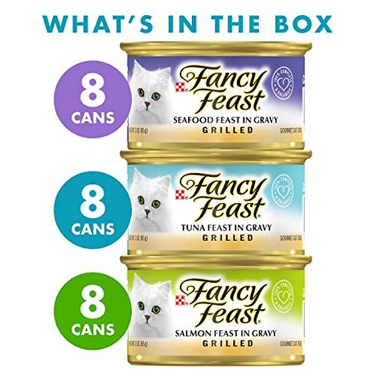 Purina Fancy Feast Grilled Collection Wet Cat Food Variety Packs | Premium Pack