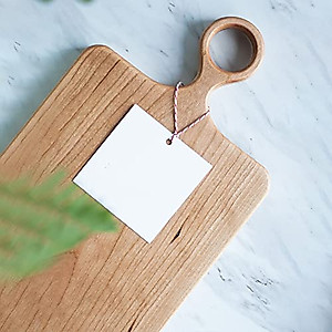 Farmhouse Wood Cutting Board/Baguette Bread Board/Charcuterie Cutting Board/Serving Board with Handle (Walnut Wood)