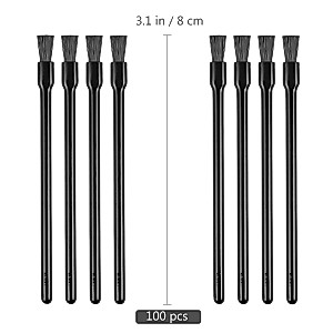 100PCS Disposable Lip Brush Applicator Disposable Lip Gloss Brushes Lipstick Wands Applicator Flat Brush Makeup Cosmetic Tools