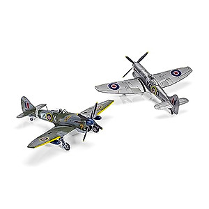 Airfix Model Airplane Kit Gift Set - A02110 Hawker Tempest Mk.V Post War, Plastic Plane Model Kits for Adults & Kids 14+, Skill Level 2, 1:72 Scale WW2 Military Aircraft Models for Beginners