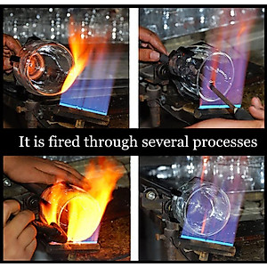 YUHANOER Wine Glasses Set Of 4,Diamond Stemless Wine Glasses - Iridescent Glassware with Gold Rim, for Spirits,Cocktails,Whisky,Bourbon or Drinking Glasses,Wine lovers