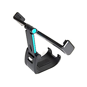 Fixture S1 Gaming Console Monitor and Controller Mount Compatible with Nintendo Switch and Pro Controller, Adjustable Video Game Holder Stand Clip, Red/Blue