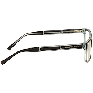 Michael Kors KYA MK4043 Eyeglass Frames 3250-53 - Black/teal Crystal MK4043-3250-53