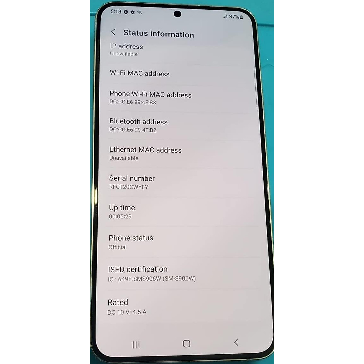 SAMSUNG Galaxy S22 Plus 5G (SM-S906E/DS) Dual SIM 128GB/ 8GB RAM, GSM Unlocked International Version - Phantom Black