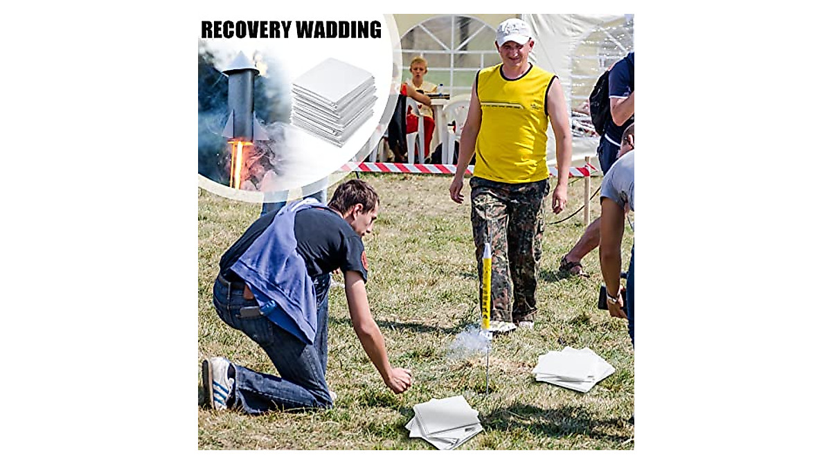 120 Pieces Fire Resistant Recovery Wadding for Model Rockets