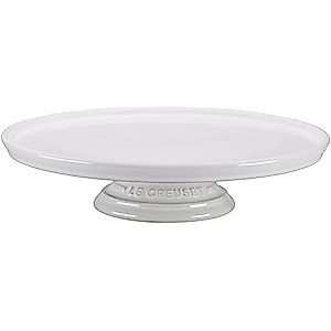 Le Creuset White Stoneware Cake Stand