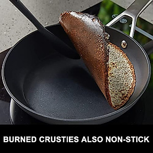 MsMk 7 inch Small Egg Nonstick Frying Pan with Lid, Eggs Omelette Burnt also Non stick, Scratch-resistant, Induction Skillet, Oven Safe to 700°F Pan for Cooking, Dishwasher Safe