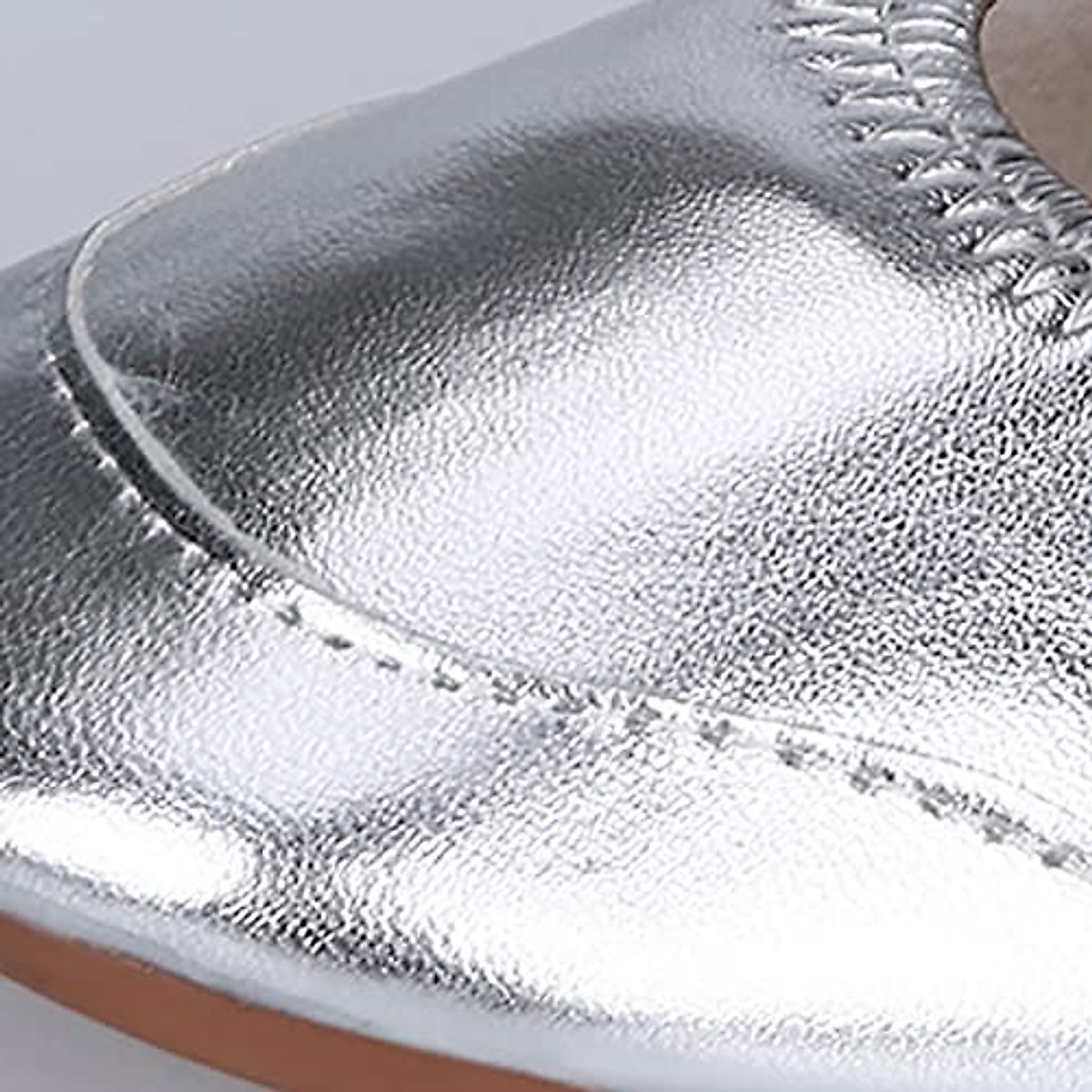 Women's Solid Color Buckle Two Point Sole Rubber Low Heel Thick Heel Dance Shoes Sandals Saltwater Sandals Womens Size 8 (Gold, 7)