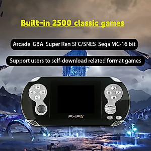 Handheld Games Consoles , Retro PMP4 Game Console Video Game Console Player 3.0 Inch Game Console with 2500 GBA System Classic Games