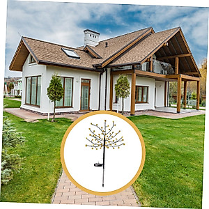 Housoutil Solar Outdoor LED Star Tree Branch Lantern Waterproof for Garden Patio Yard Decorative