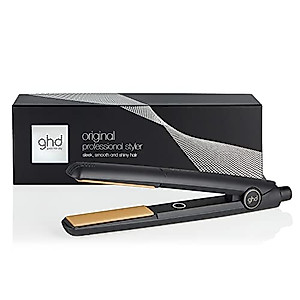 ghd Original Styler | 1" Flat Iron Hair Straightener, Optimum Styling Temperature for Professional Salon Quality Results, No Extreme-Heat Styling Damage, Ceramic Heat Technology | Black