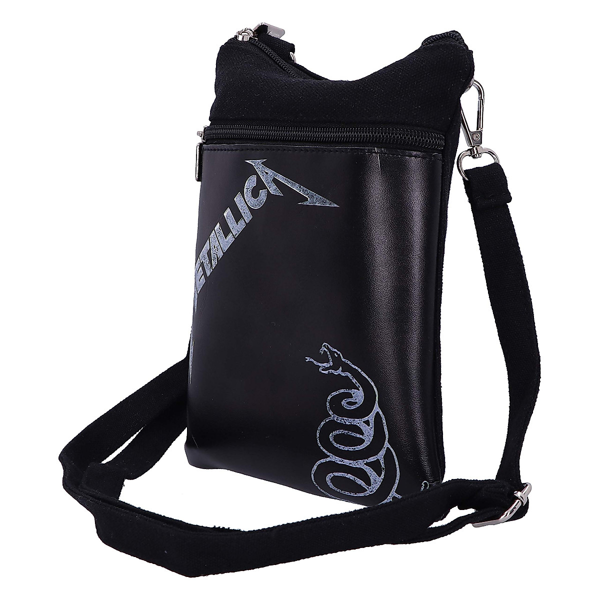 Nemesis Now Officially Licensed Metallica The Black Album Shoulder Bag, Stone, 23cm, B5380S0