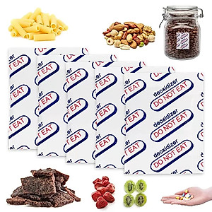 400cc X 100 count Oxygen Absorbers - 10 packs individually vacuumed and sealed in 10 Food grade packets For Long Term Food Storage.