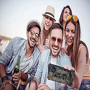 Akimcaliu Military Grade Moto G Stylus 5G 2022 Case - Blue Camo, Shockproof, Kickstand, Belt Clip & Screen Protector