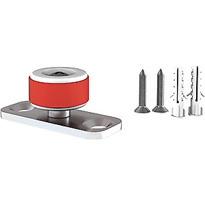 BARNSMITH 30in x84 in Glass Barn Door with Hardware Included Sfot Close Heavy Duty DIY Tempered Frosted Glass Barn Door Aluminum Frame Sliding Door Assemble Required