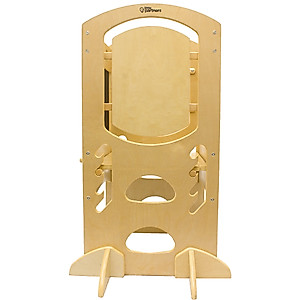 Little Partners Limited Edition Learning Tower®, Toddler Tower - Wooden Kitchen Stool and Helper Tower for Babies, Toddlers and Kids, Team Building Skills, Kitchen Step Stool (Natural)