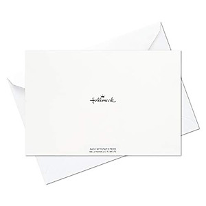Hallmark Wedding, Baby Shower, Bridal Shower Thank You Cards (Gold Foil Script, 100 Thank You Notes and Envelopes)