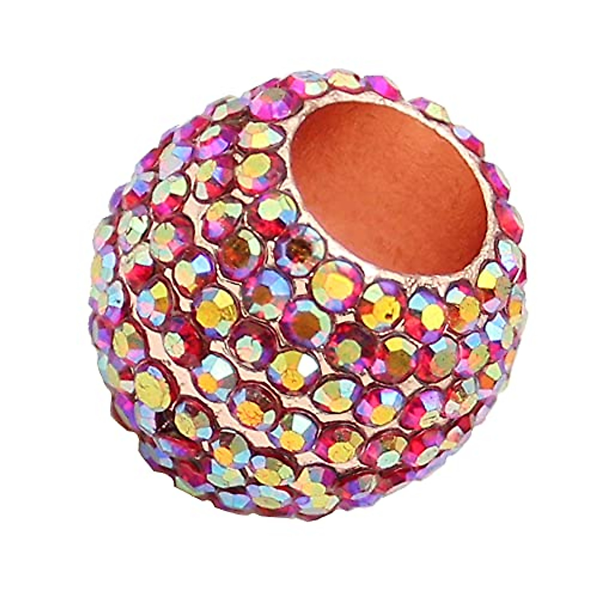 BJÖRN HALL Stethoscope Cardiology Charms for Nurses - Pink | Stand Out- Bling Stethoscope Charms | Fits littman Cardiology MDF Adscope | Gift for- Nurse Veterinary RT| Rose Gold - Rubylicious Crystal