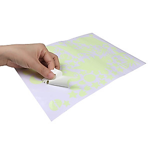 Wall Decals Glow in Dark, BENBO Dinosaurs Decorations Peel DIY Luminous Vinyl Wall Stickers for Kids Girls Bedroom Home Nursery