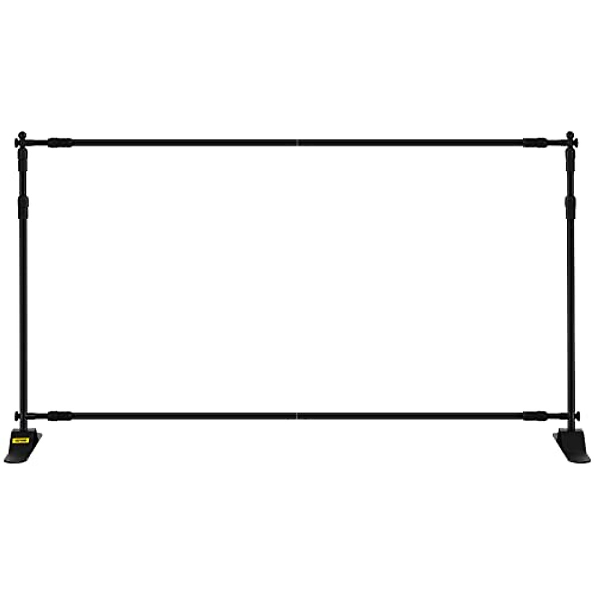 VEVOR Backdrop Banner Stand 10 x 8 Ft Adjustable Height Background Stand Backdrop With Newest Step and Repeat Backdrop Stand For Parties Wedding Photo Booth Trade Show 1 Carrying Bag