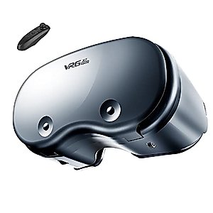 VR Headset Compatible for iPhone and Android Phone, Virtual Reality Glasses with Blu-ray Eye Protected Light & Small, Watch Movies, Video & Play Game, Support 4.7-7.0” Smartphone