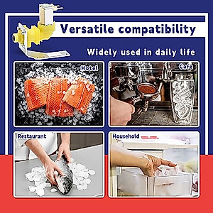Upgrade 000008483 000009120 Freezer Water Inlet Valve, Compatible with Manitowoc Ice Machines, 000008487 IH9123 33129026 Water Inlet Valve, 120V 60Hz Inlet Valve kit