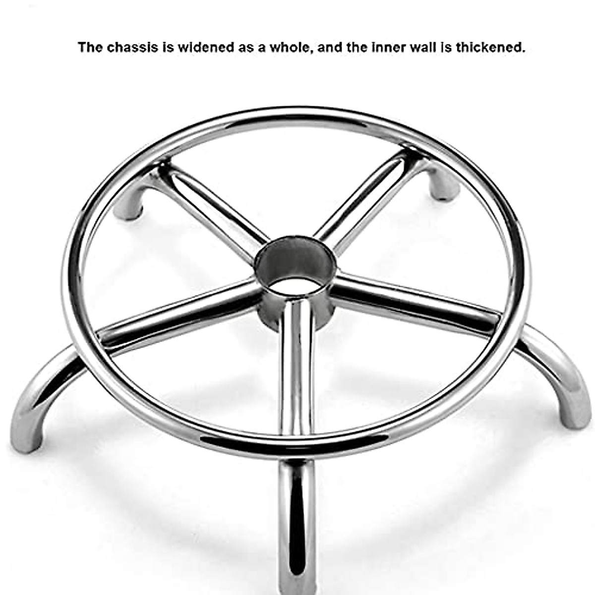 Rolling Stool with Wheels 400lbs Weight Capacity,360 Swivel Heavy Duty Esthetician Stool Adjustable for Tatoo Lab Massage Salon Spa Drafting Nail Teach Black