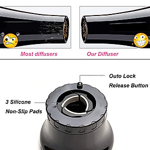 Hair Diffuser Attachment for Blow Dryers - Universal Fit for Fine, Thick, Curly, Wavy or Frizzy Hair - Professional Salon Tool (1.4-2.6 inch)