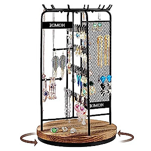 Homde Leather Jewelry Box + Jewelry Stand