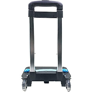 Backpack Hand Truck KAMOD Wheeled Cart Trolley Hand Aluminium Alloy Folding Trolley Cart for Schoolbag