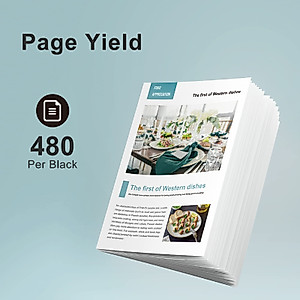 ActualColor C Remanufactured Ink Cartridge Replacement for HP 63XL Black Ink Cartridge 63 XL for Envy 4520 4512 OfficeJet 3830 5255 5258 4655 4650 4652 DeskJet 3630 3632 2132 1112 Printer (2 Black)