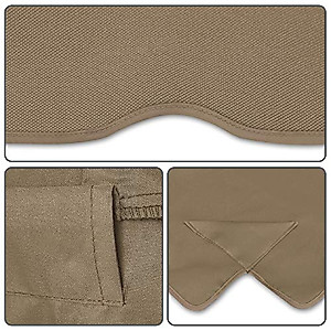 Strong Camel Patio Swing Cover Garden Outdoor Swing Replacement Canopy Cover (65" x45, Taupe)