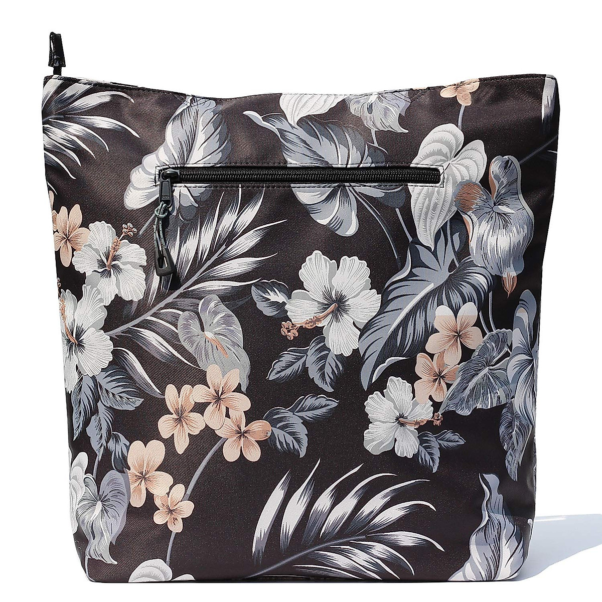 ESVAN Waterproof Tote Bag,Original Floral Leaf Lightweight Fashion Shoulder Bag Lunch Bag for Shopping Yoga Gym Hiking Swimming Travel Beach ([X] Floral Leaf)