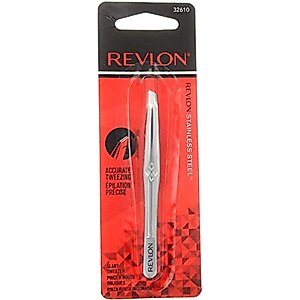 Revlon Stainless Steel Accurate Tweezing 1 ea (Pack of 2)
