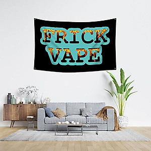 Frick Vape Flag 3x5 Ft Cool Funny Tapestry Poster for Room Dorm Art Deco