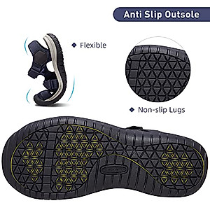 CAMELSPORTS Men's Hiking Sandals Closed Toe Beach Sandal Waterproof Sport Fisherman Sandals Water Shoes for Outdoor Athletic Walking