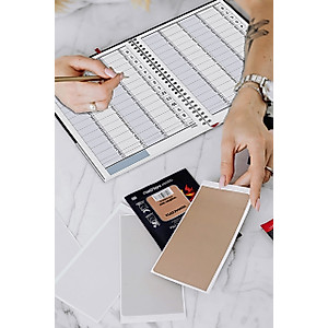Hourly Appointment Book, Scheduling Book, Daily Schedule Planner with 15 Minutes Increments, Business Appointment Book for Multiple Schedules, Business Planner, Updated, 2 Years, Large, HARDCOVER