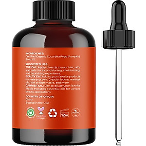 Maple Holistics Volumizing Hair Care Set - Biotin Shampoo and Conditioner with Rosemary Essential Oil and Pumpkin Seed Oil