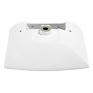 Swiss Madison Well Made Forever SM-PS306 Pedestal Bathroom Sink Single Faucet Hole, 24" W, White