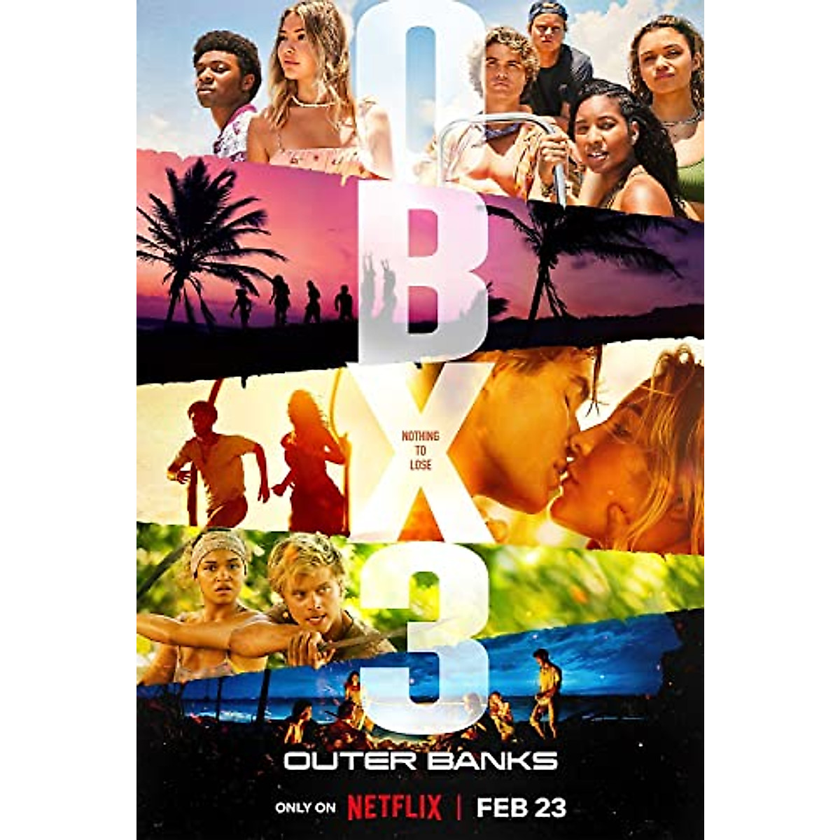 XIHOO OBX 3 - Outer Banks Season 3 Poster 16x24, Unframed