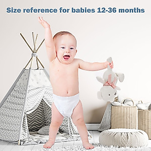 FLUFFYFUN Organic Baby Toys Pink Elephant Stuffed Animals 7.1"