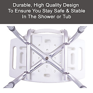 Probasics Shower Chair Shower Chair for Inside Shower, Shower Chair for Elderly and Disabled, Shower seat for Inside Shower, Tub Chair