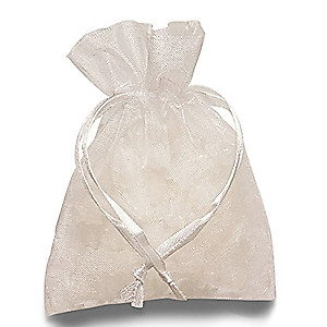 White Large Organza Bags 22 X 25 1/2 | Quantity: 10