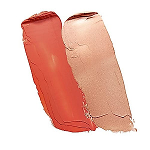Kosas Color & Light Palette - Cream | Blush & Highlighter Cheek Duo, (Velvet Melon High Intensity)
