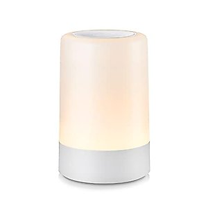 G Keni Nursery Night Light for Babies, LED Bedside Touch Sensor Lamp for Kids Breastfeeding and Sleep Aid, USB Rechargeable Nursing Lamp Dimmable Warm Night Light, Soft Eye Caring
