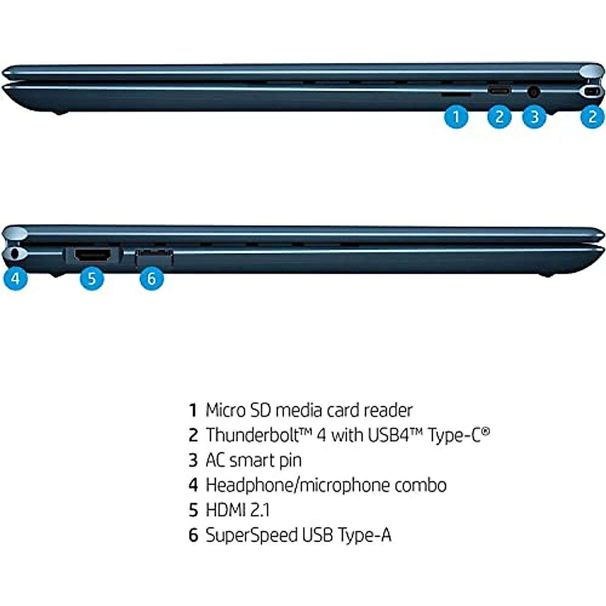 HP Spectre x360 16" 2-in-1 3K QHD+ Touchscreen (Intel 12th Gen i7-12700H, 16GB RAM, 2TB SSD, Stylus) Home, Business & Creator Laptop, Long-battery life, Fingerprint, Backlit, Thunderbolt 4, Win 11 Pro