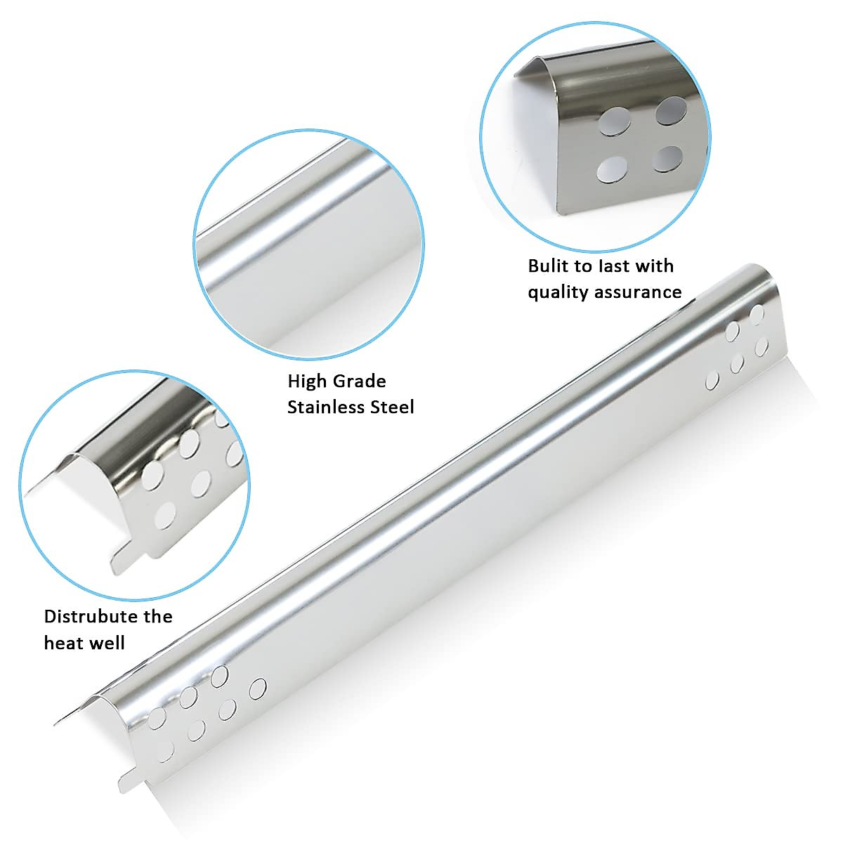 Grill Replacement Parts for Charbroil Performance 4 Burner 463342119, 463332718, 463347017, 463361017, 463673017, 463376018P2, G470-5200-W1 Burner G470-0004-W1A Heat Plate for 463342119, 463332718